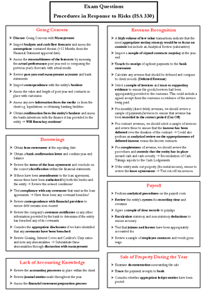Attachment-3 Going Concern Checklist Audit and Assurance - 1 Attachment ...