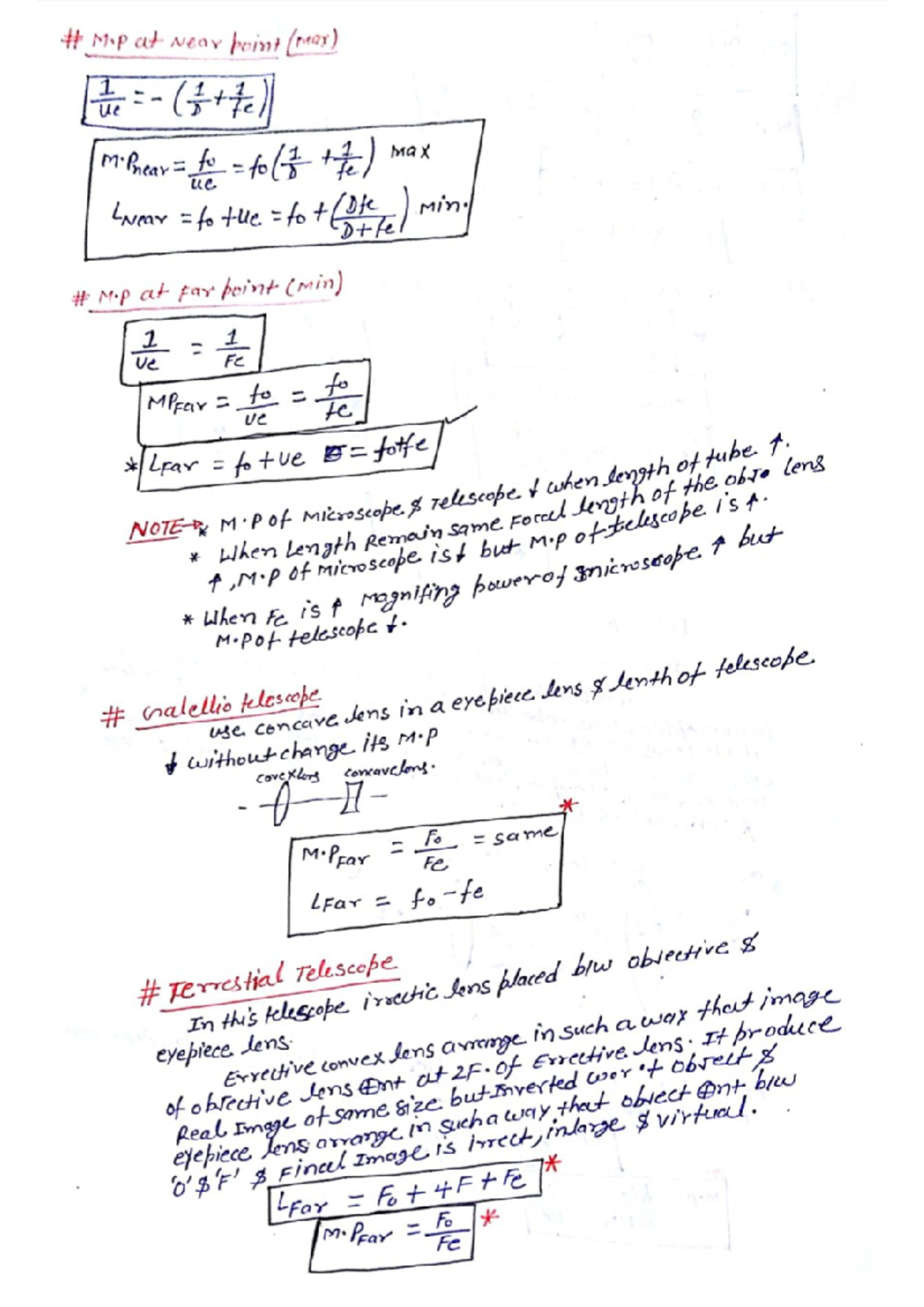 M.P. at near point - ABC class - Mathematical Physics - Studocu