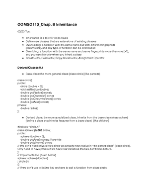 Comsc 110 Chap 6 - Chap. 6 Vectors and Arrays - COMSC110_Chap. 6 Vectors and Arrays 02/08 Thur ...