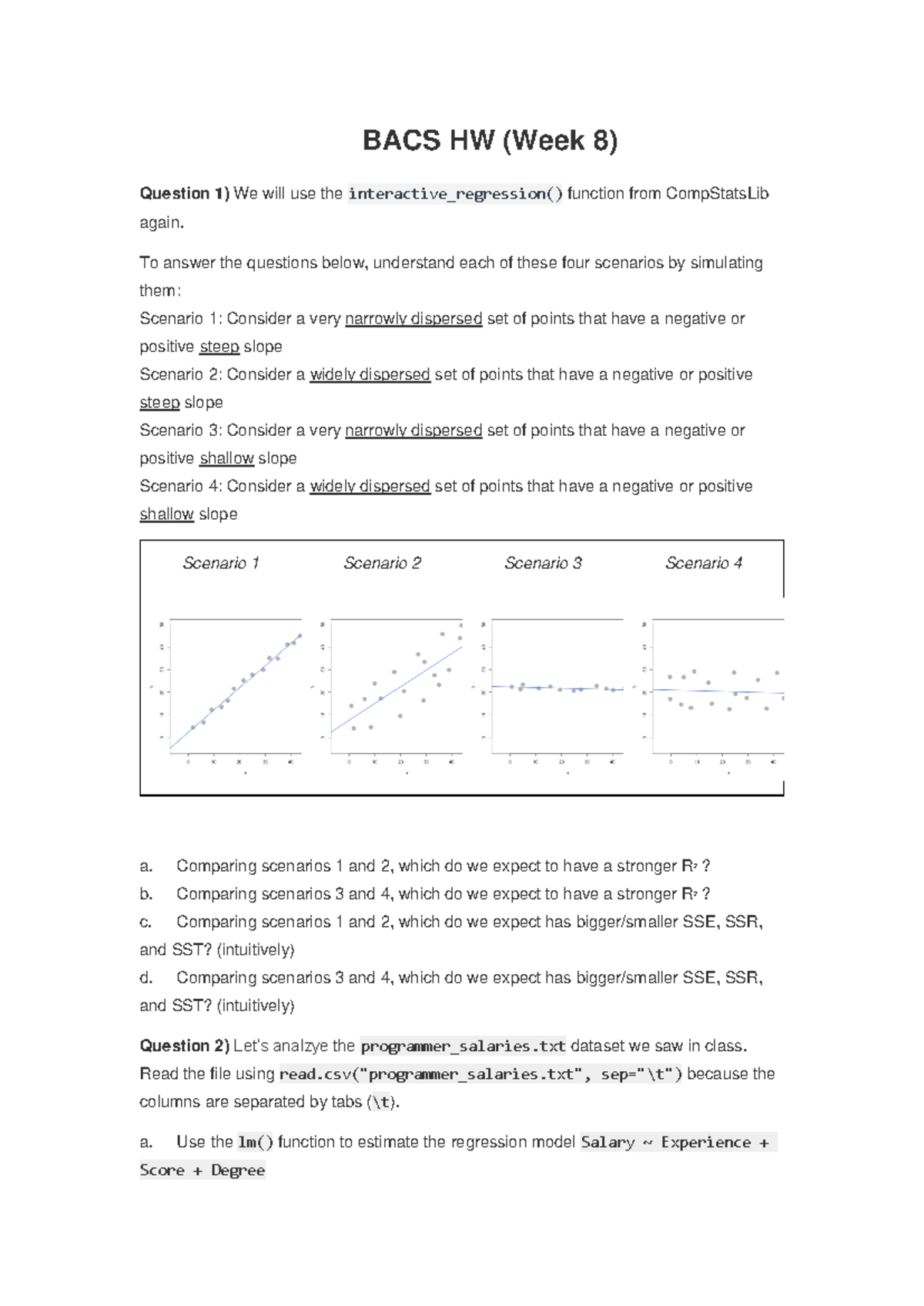 BACS HW8 - homework - BACS HW (Week 8) Question 1) We will use the interactive_regression ...