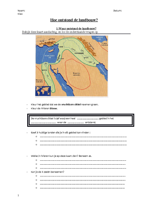 Talent 6 taalschrift C thema 7 correctiesleutel - Geschiedenis - Studocu
