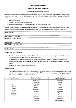 2024 Year 12 Task 2 ADV - past paper - NESA Number: Meriden School Year ...