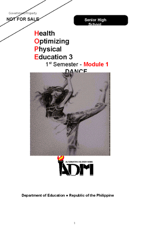 Activity Sheet Mapeh 4 Quarter 1-WEEK 8 - QUARTER 1 WEEK 8 2020 ...