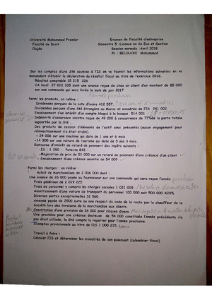 Td fiscalité 2 - Fiscalité - Studocu