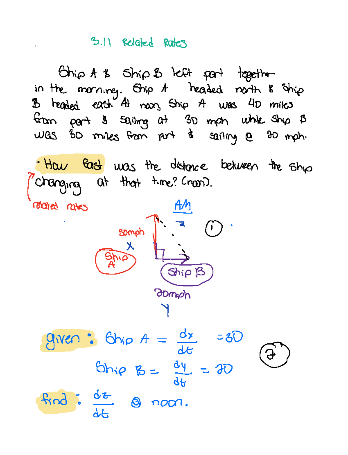 3.11 10-4 - Lesson 3.11 Calc 1. This is covering what derivatives tell ...