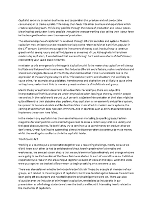 Functionalism vs Marxism - Functionalism: Durkheim in contrast to ...