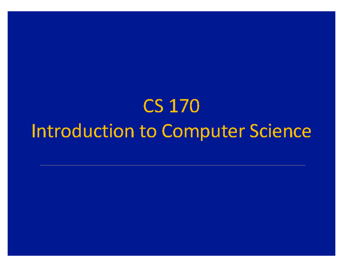 Lecture7boolean Notes And Practice Questions With Answers Cs 170 Introduction To Computer