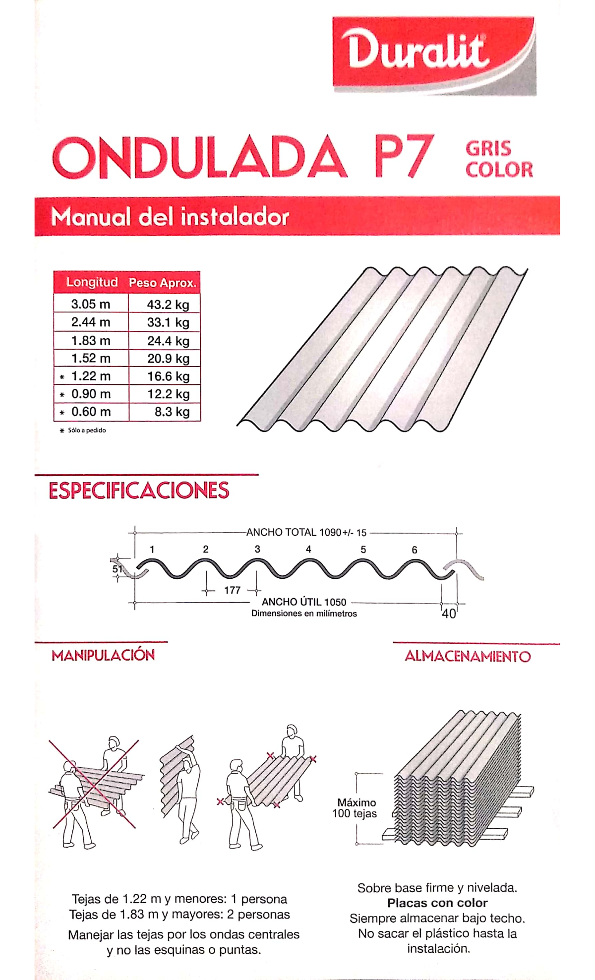 Manual tecnico tejas fibrocemento - ingenieria civil - Studocu
