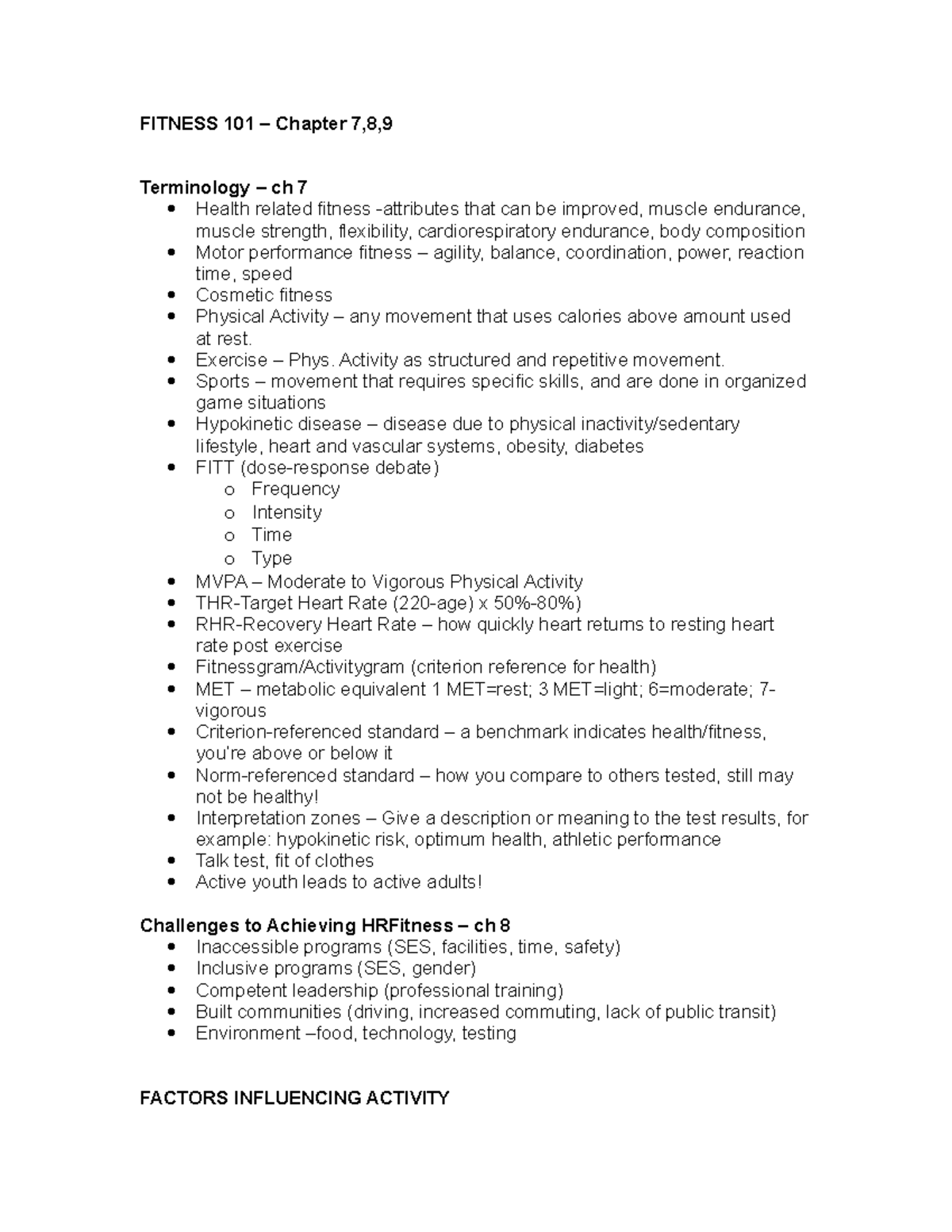 notes-for-exam-2-summary-for-exam-2-material-fitness-101-chapter