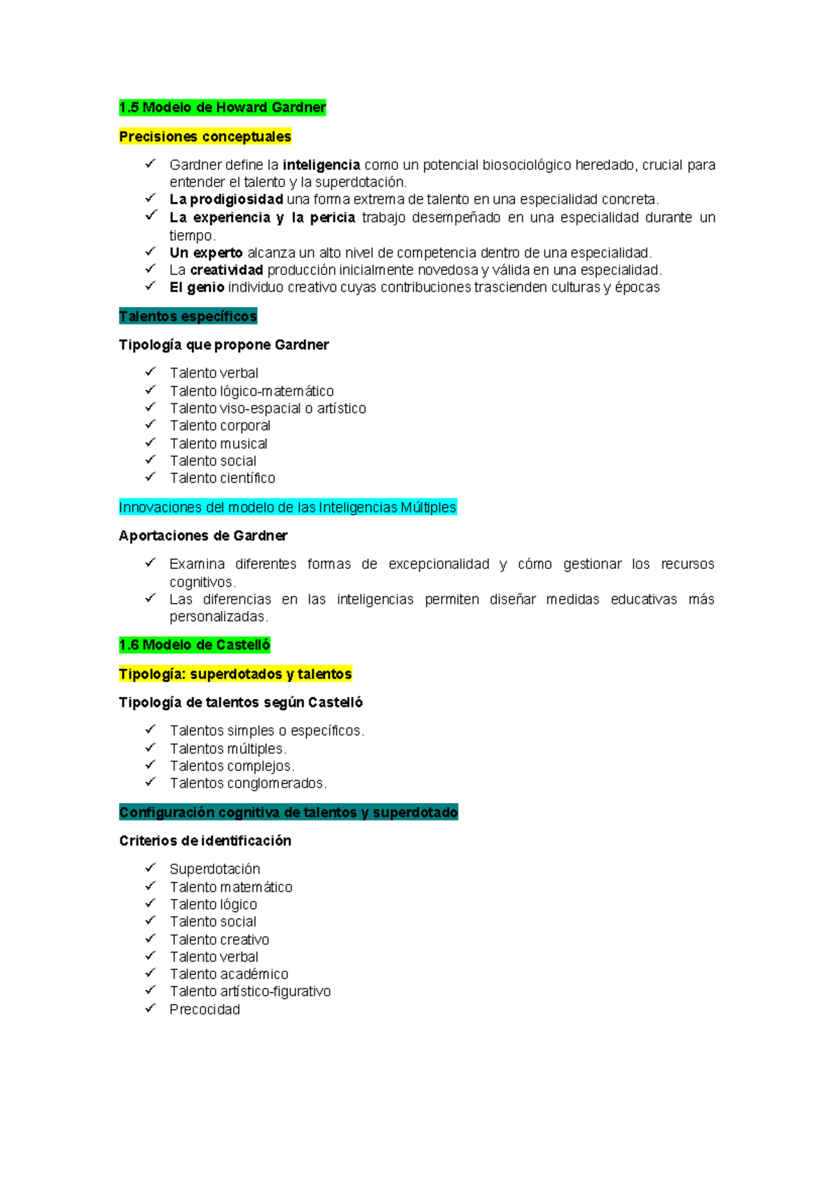 ALI - VFGFG - 1 Modelo de Howard Gardner Precisiones conceptuales ...