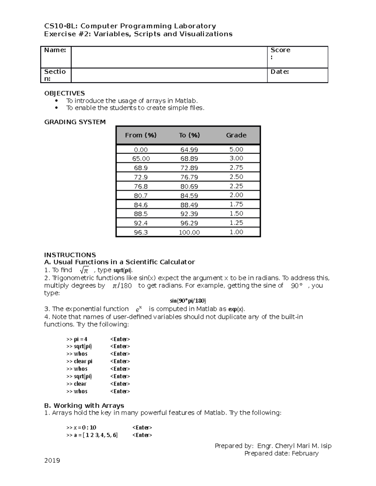Machine Problem 2 Exercise 2 Variables Scripts And Visualizations 6317