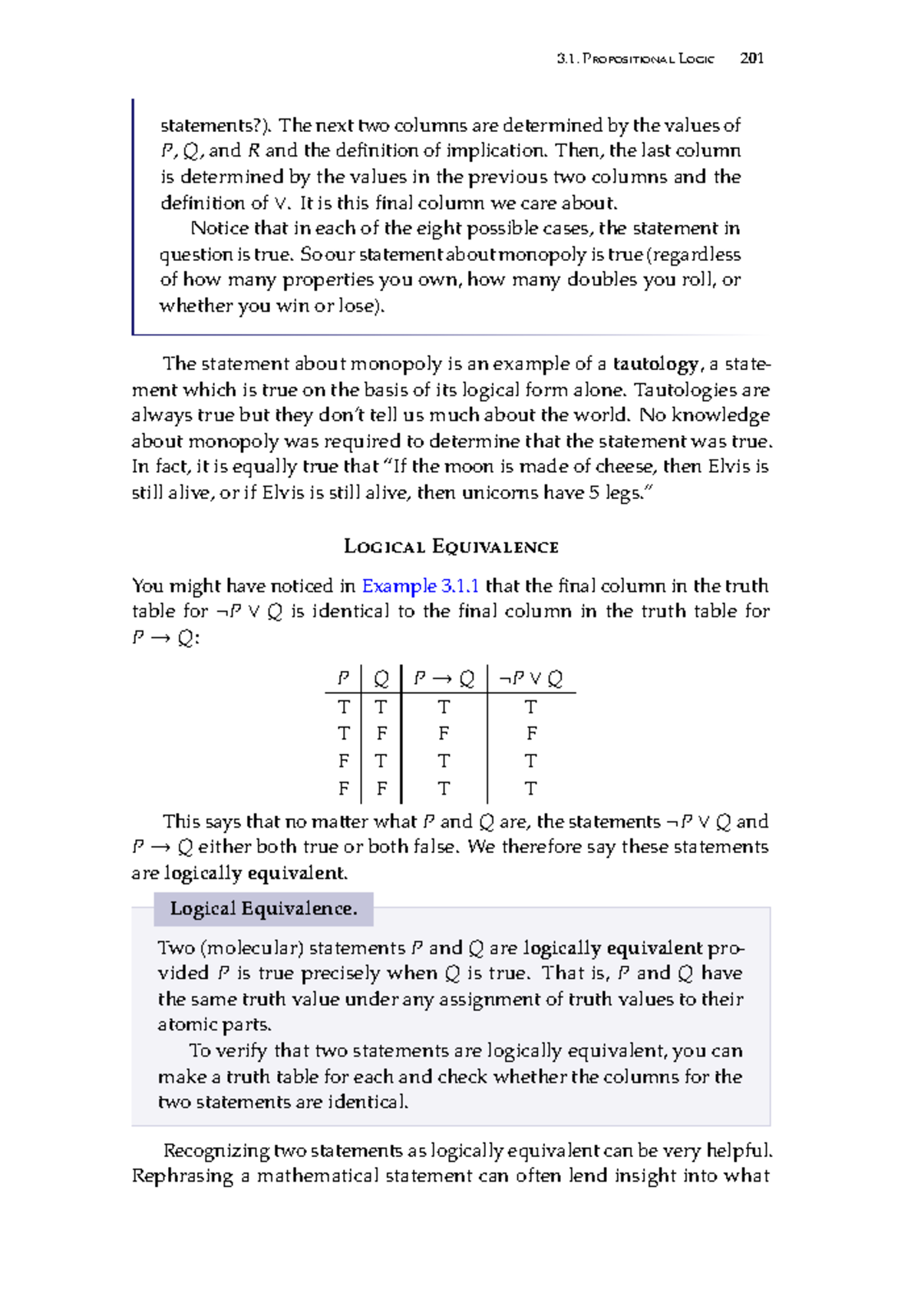Discrete mathematics-73 - Propositional Logic 201 statements?). The ...