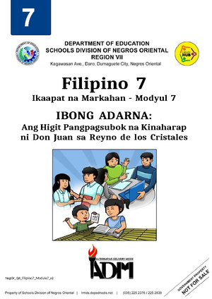 Neg Or Q4 Filipino 7 Module 1 v2 - 9 Filipino 7 Ikaapat na Markahan ...