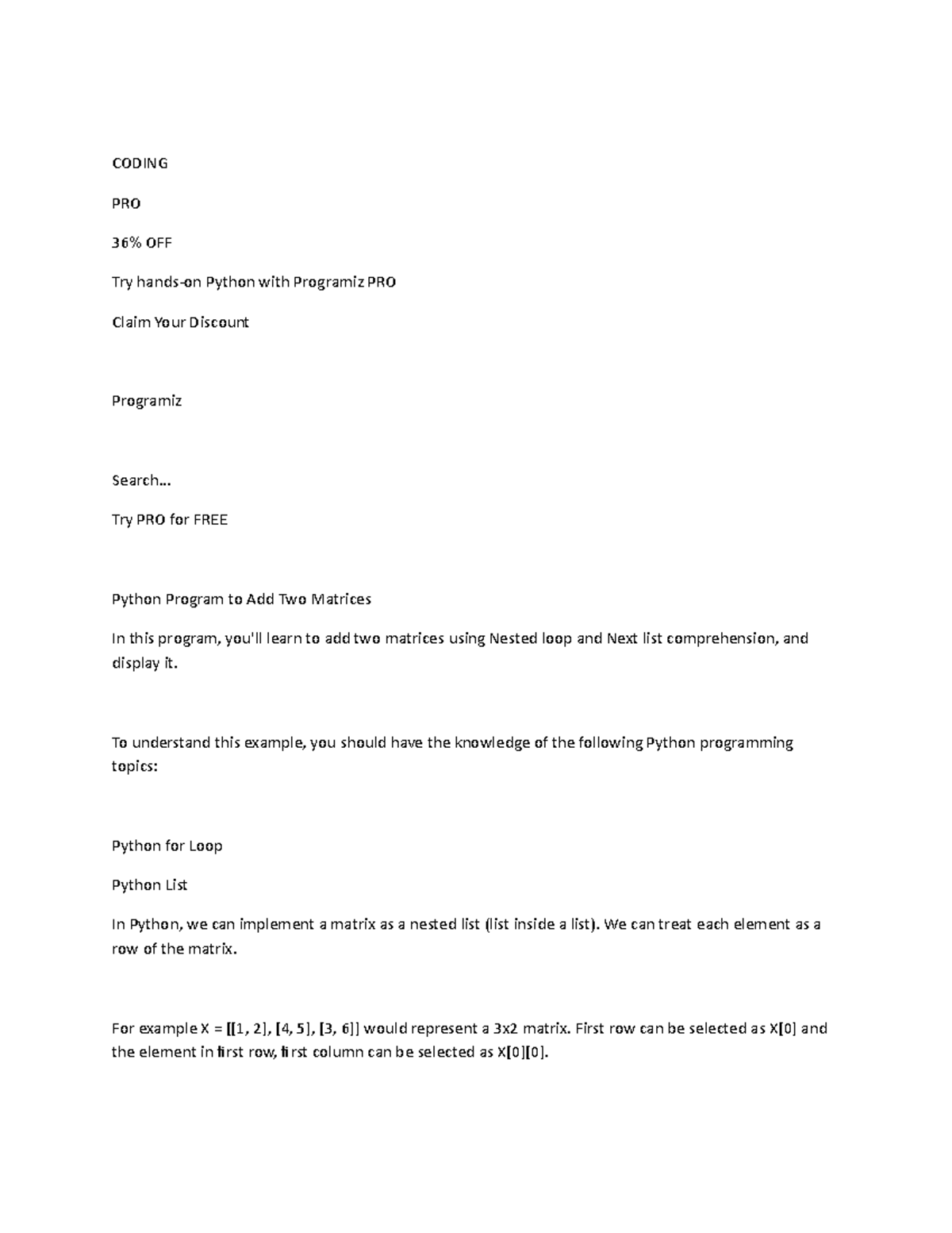 Python 36 - Assignment - CODING PRO 36% OFF Try hands-on Python with ...