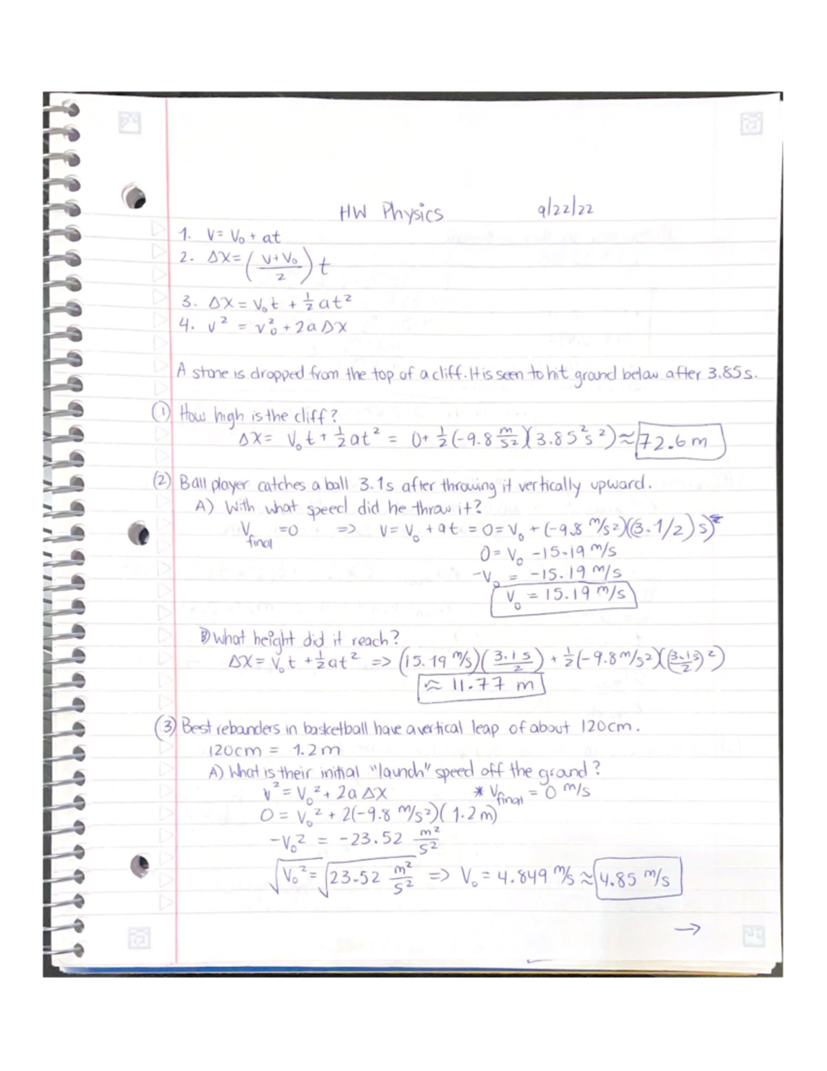Physics Practice Problems - PH-UY 1013 - Studocu