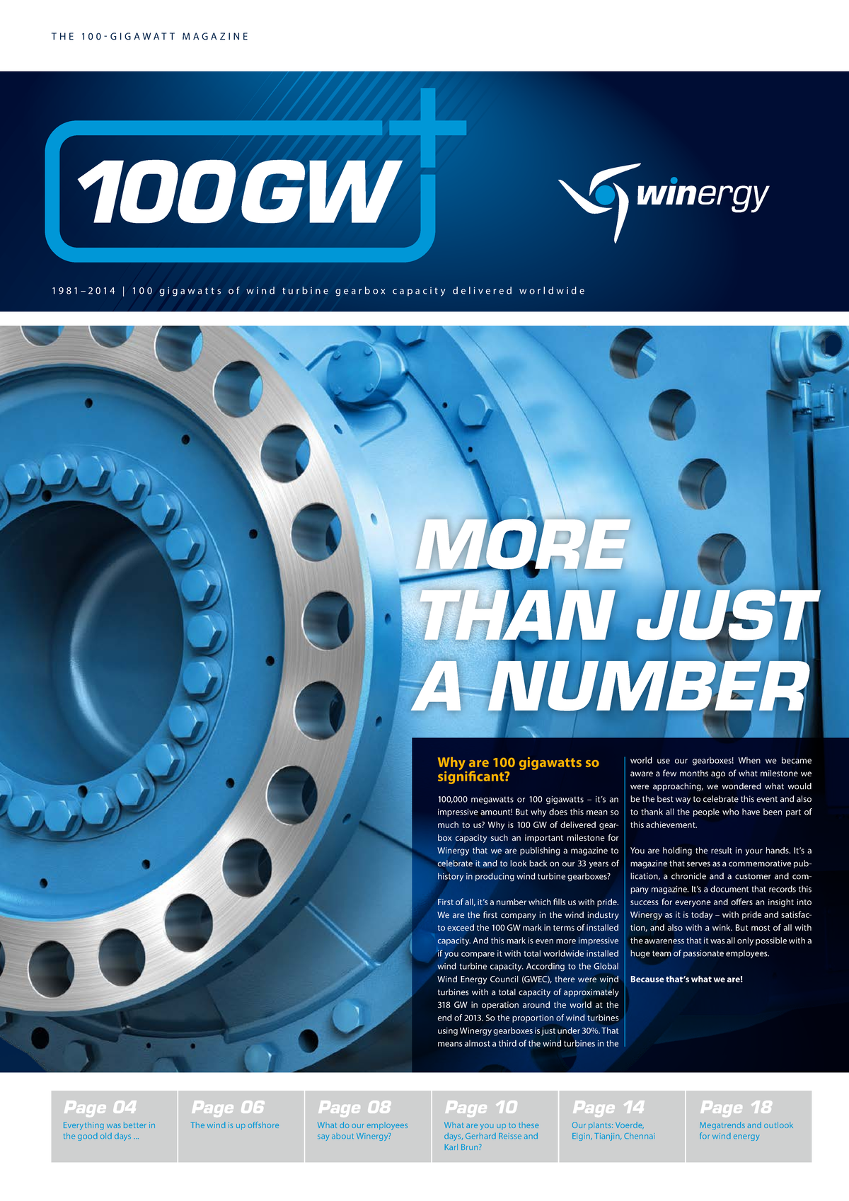 Winergy 100gw magazin ansicht en rgb - MORE THAN JUST A NUMBER Why are ...