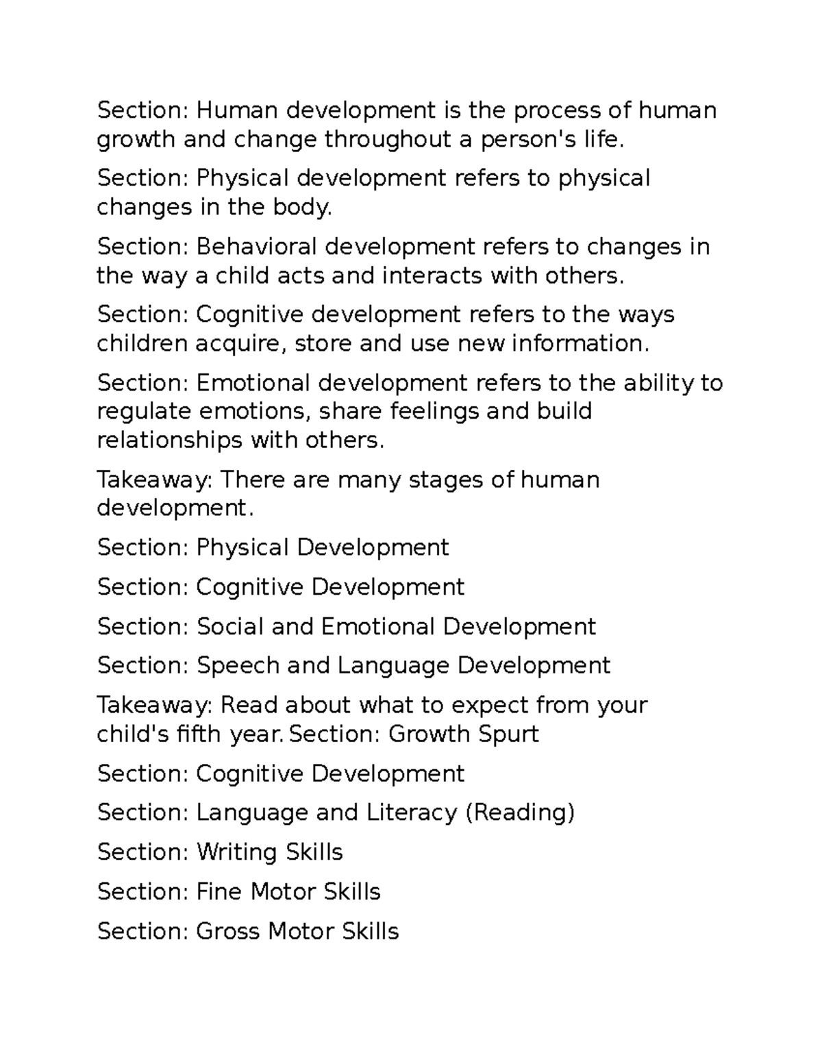 Know the developmental stages for children aged four to five - Section ...