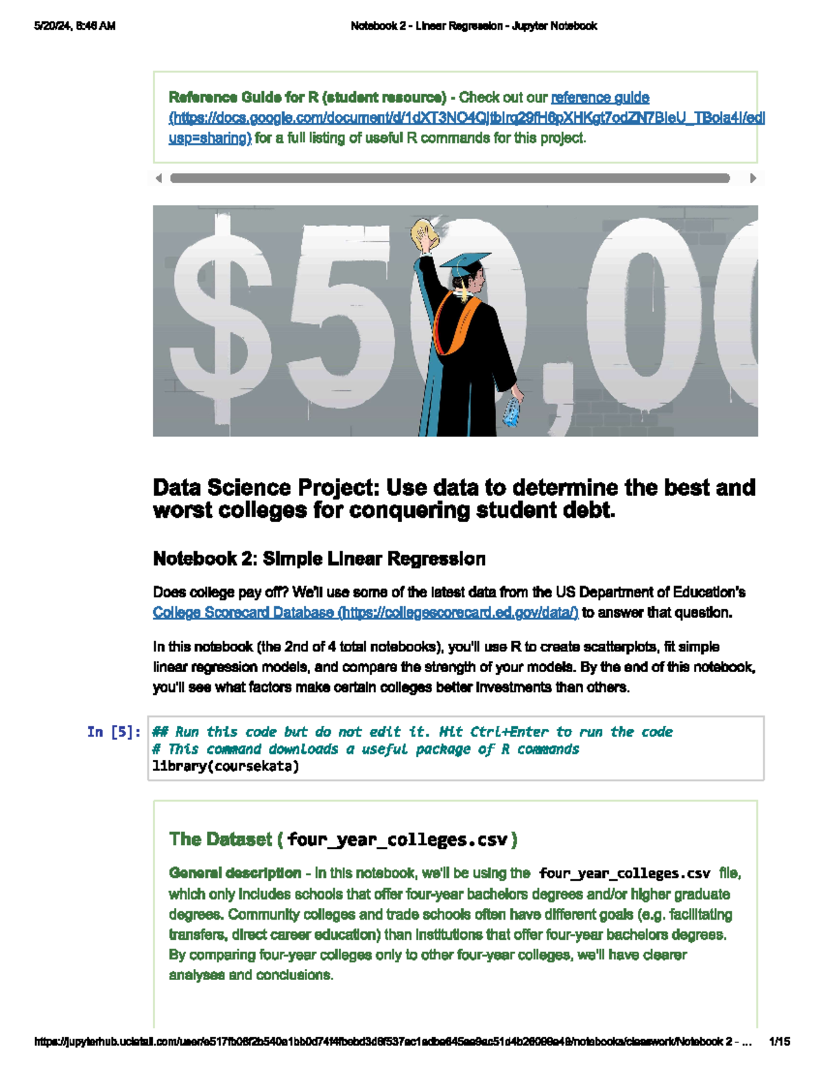 Notebook 2 - Linear Regression - Studocu