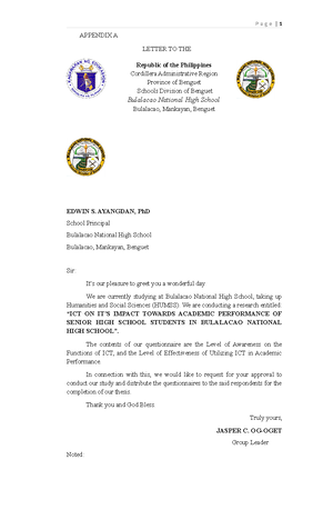 Deped LP - School: CHRIST THE KING COLLEGE DE MARANDING INC. Grade ...