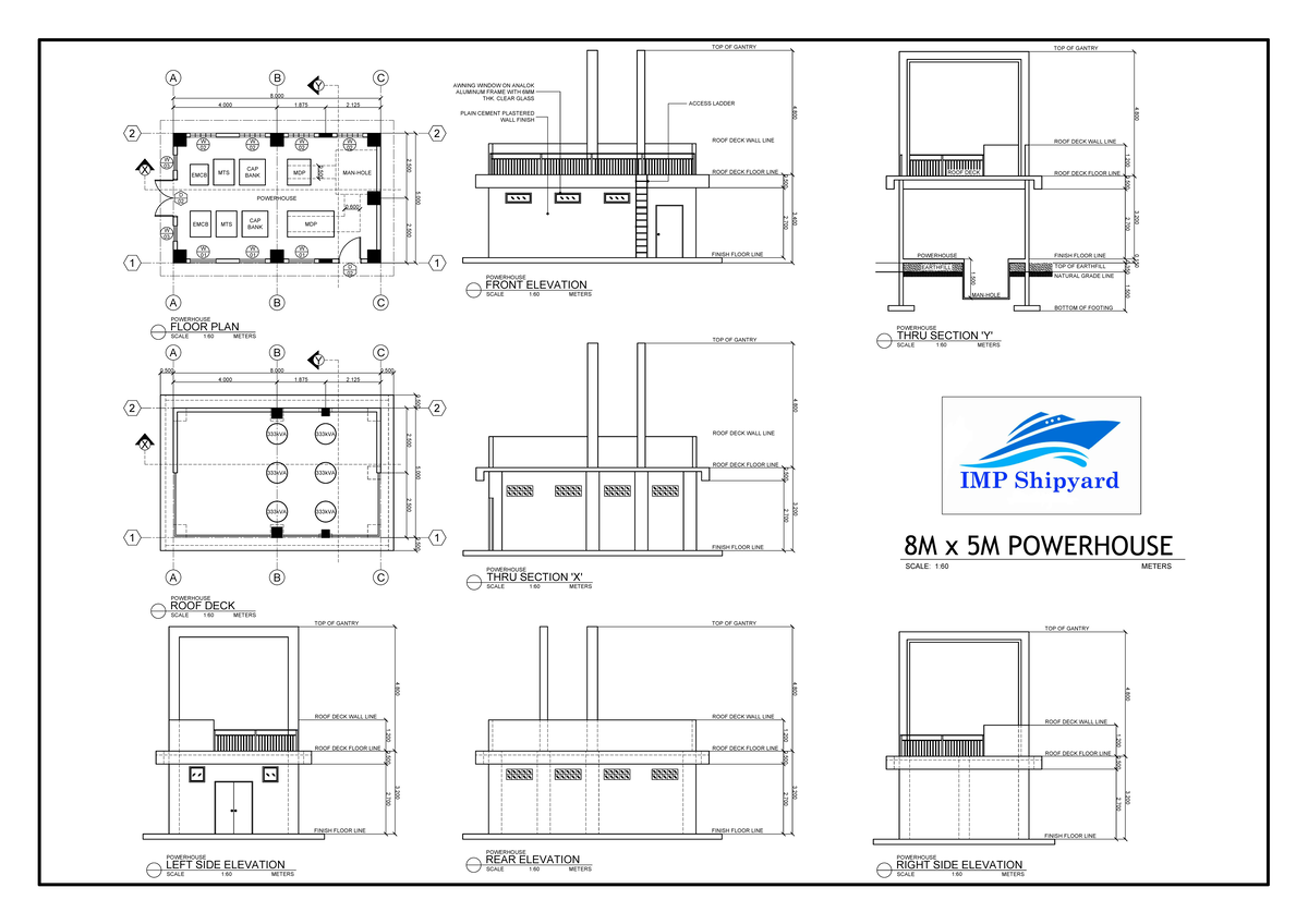 Powerhouse-FLR-PLN - A 5. 2. 2. 8. 4 1 2. EMCB EMCB MTS MTS CAP BANK ...