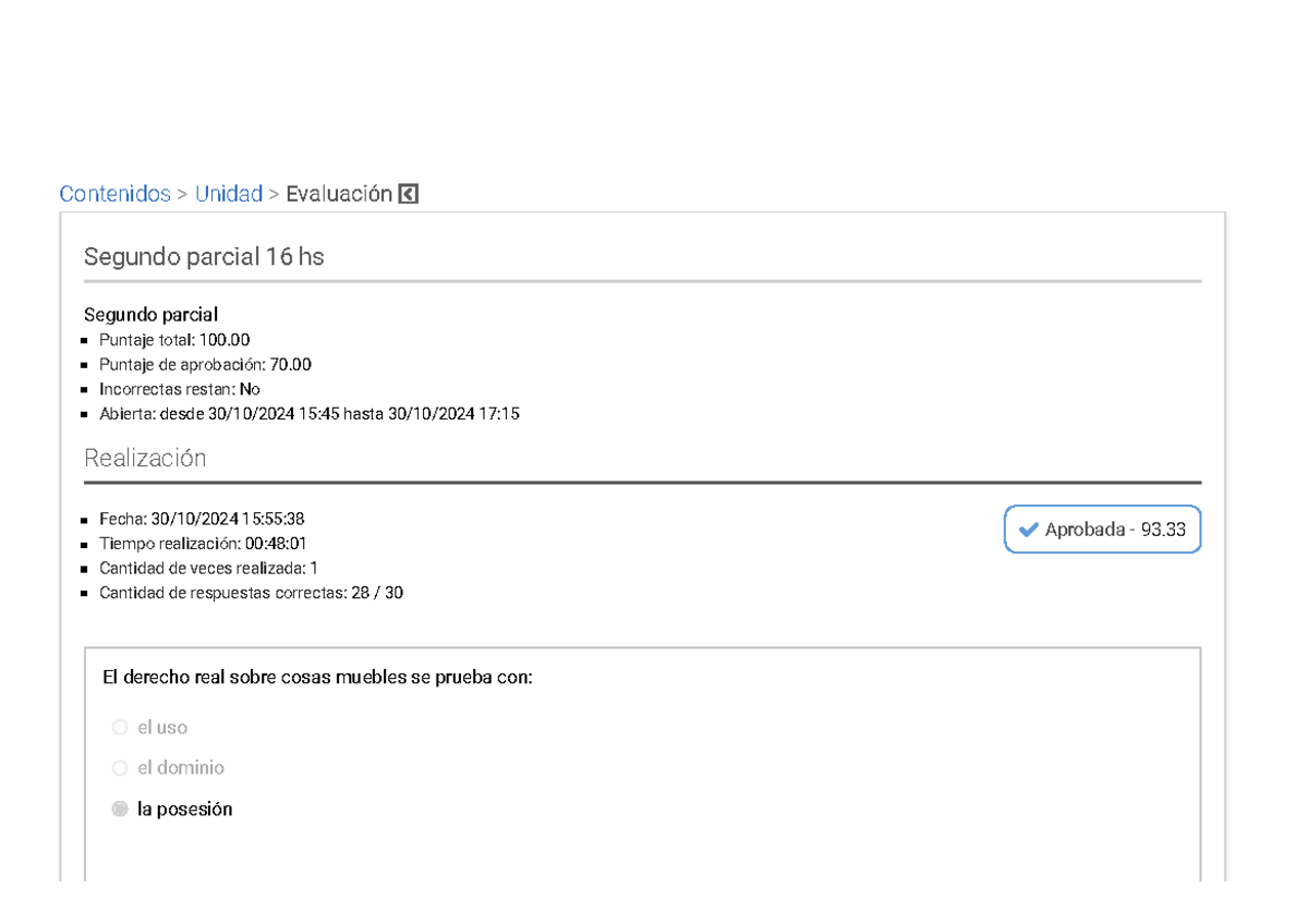 Untref Virtual [Evaluaciones] - Contenidos > Unidad > Evaluación Segundo parcial 16 hs Segundo ...