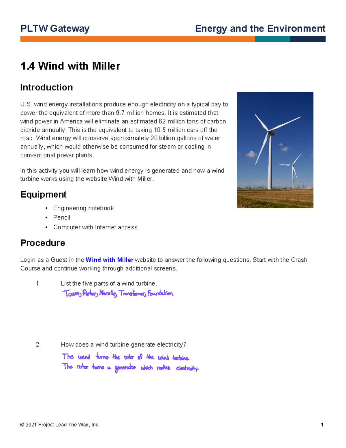 Edited - Activity 1.4a - Wind with Miller - 1 Wind with Miller ...