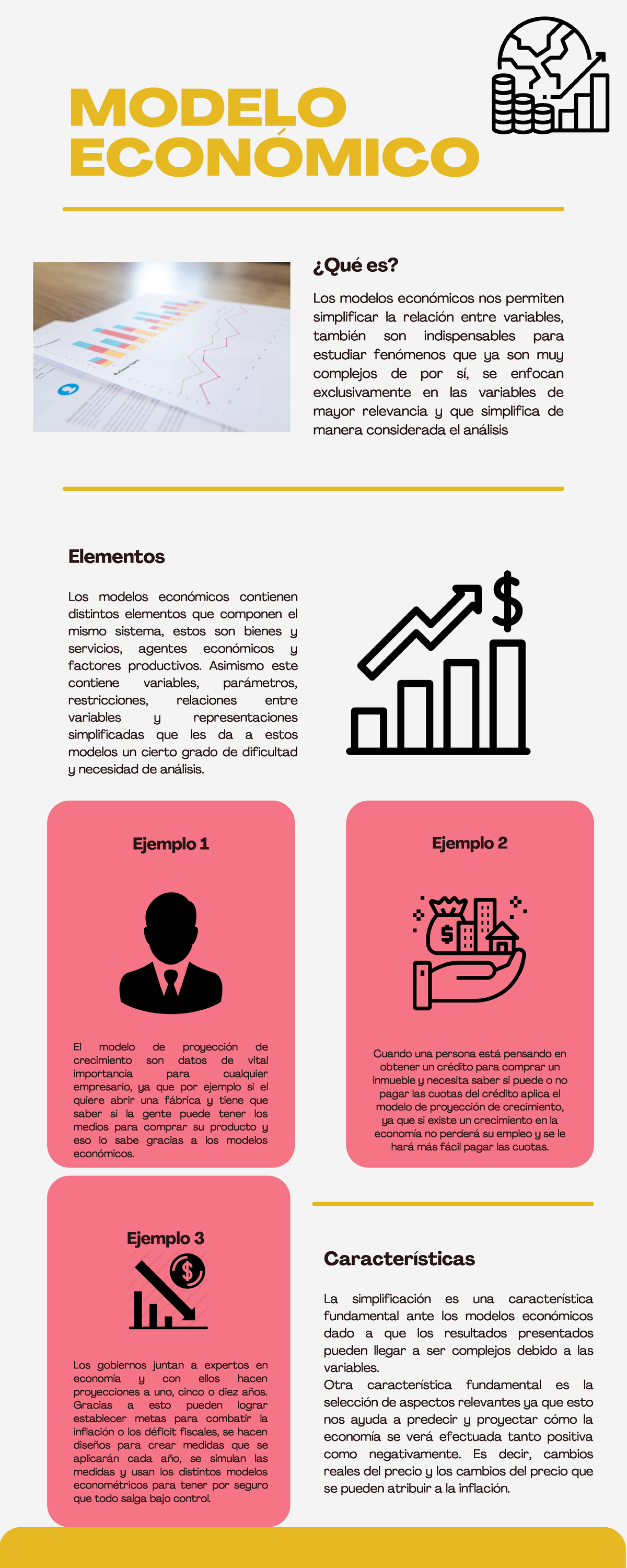 Modelos económicos 1 - MODELO ECONÓMICO Los modelos económicos ...