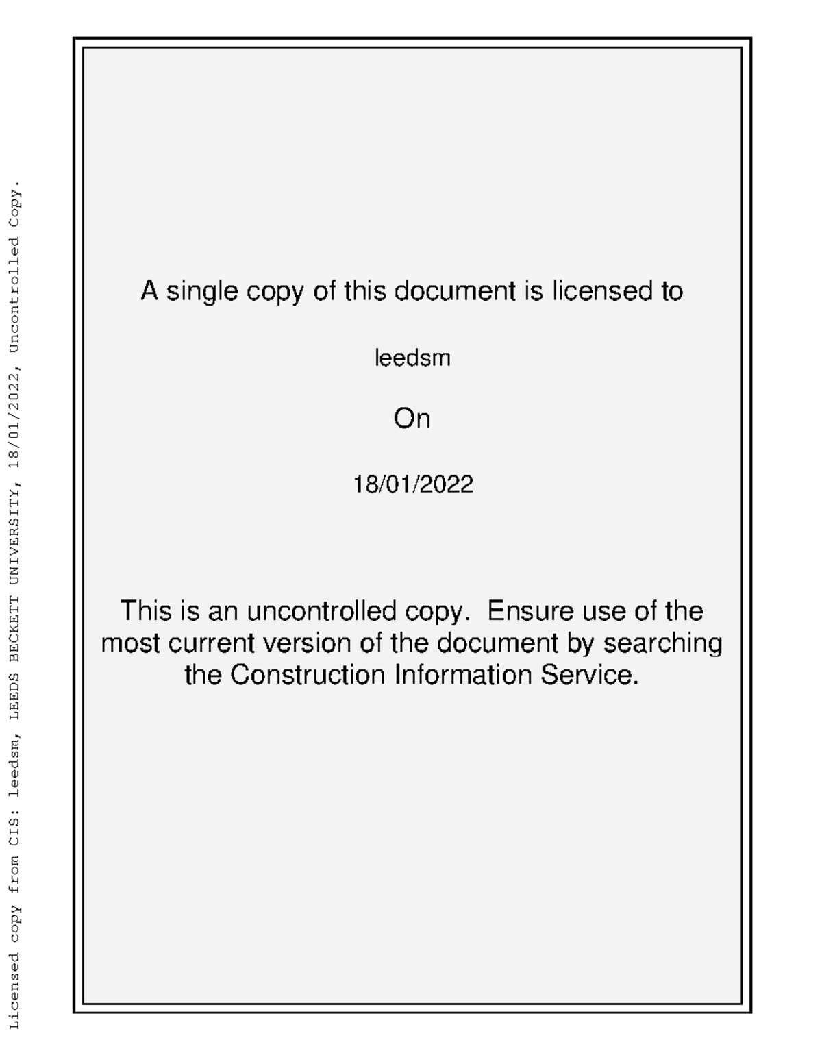 UKCA Marking Marking of Steel - A single copy of this document is ...