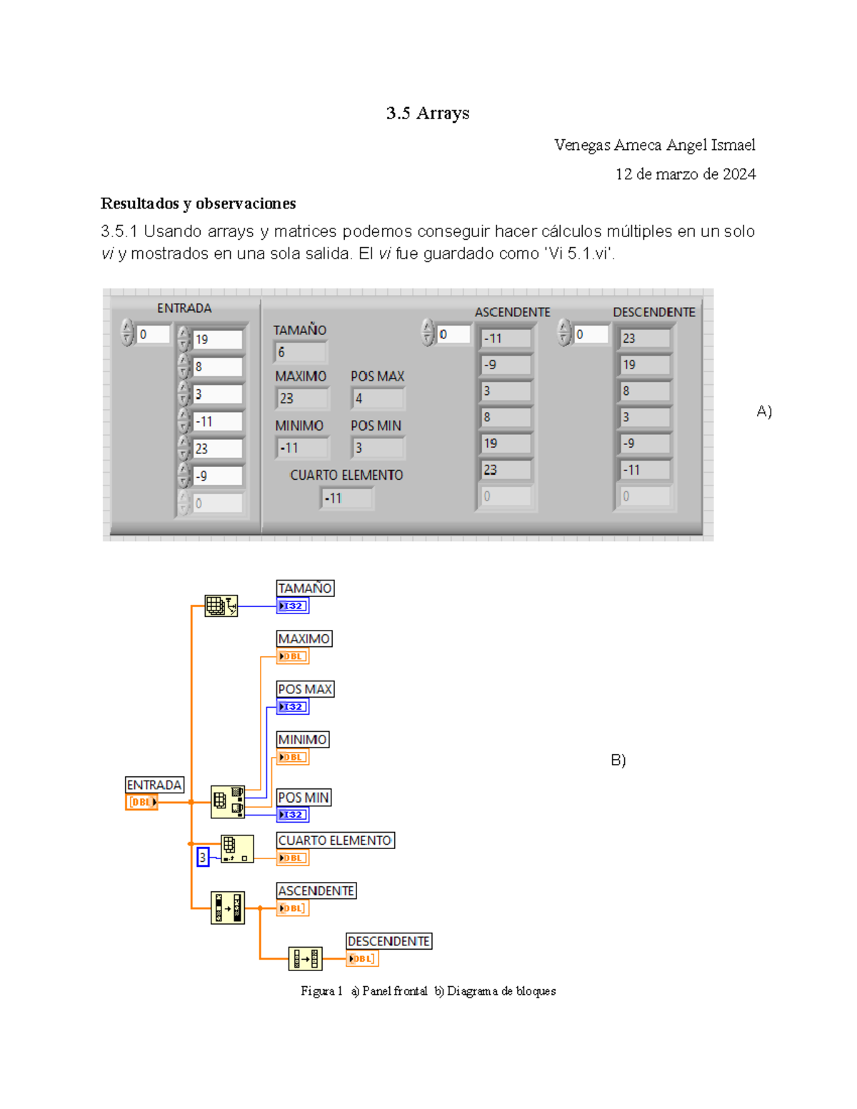 P3 5-IBC-1015 Reporte - 3 Arrays Venegas Ameca Angel Ismael 12 de marzo ...