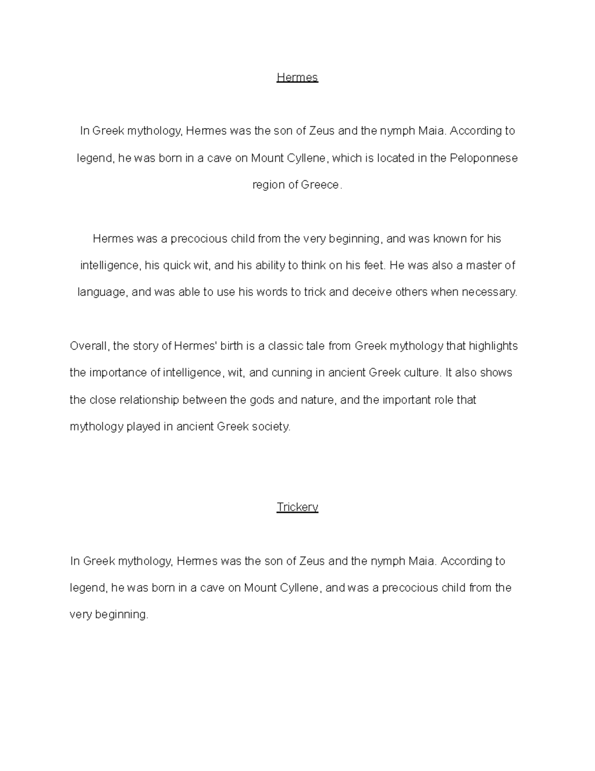 Greek myth stories- Hermes - Hermes In Greek mythology, Hermes was the ...