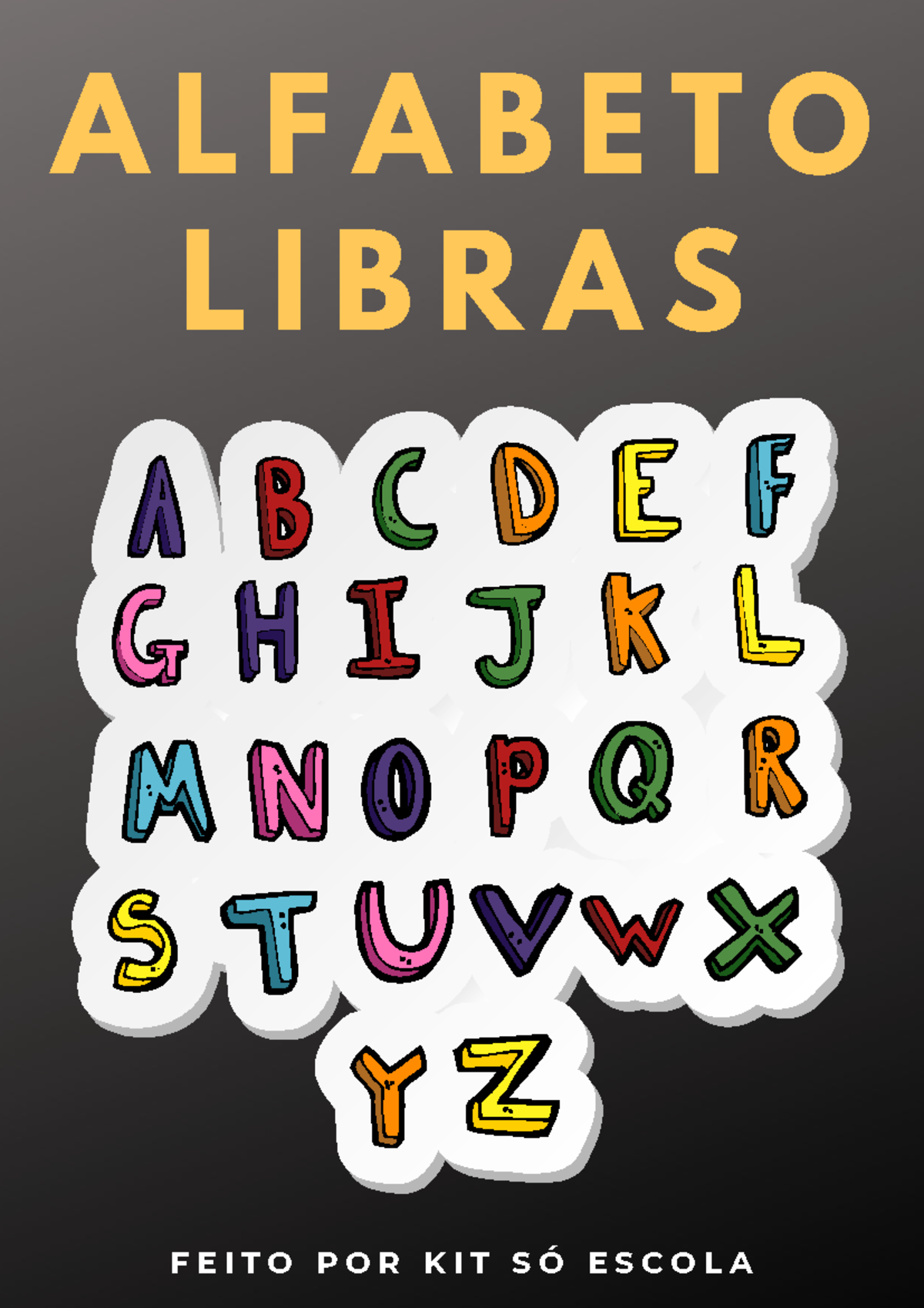 Alfabeto+-+Kit+Libras - A L F A B E T O L I B R A S F E I T O P O R K I ...