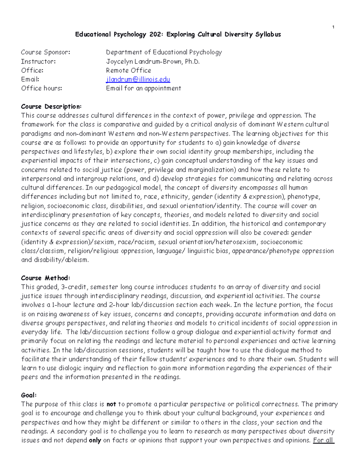 202 Syllabus Spring 2023 - EDUC 202 - Illinois - Studocu