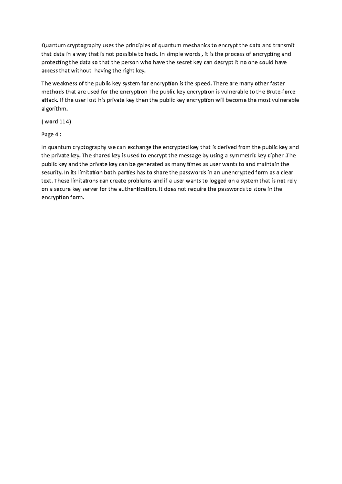 7 - there are my notes - Quantum cryptography uses the principles of ...