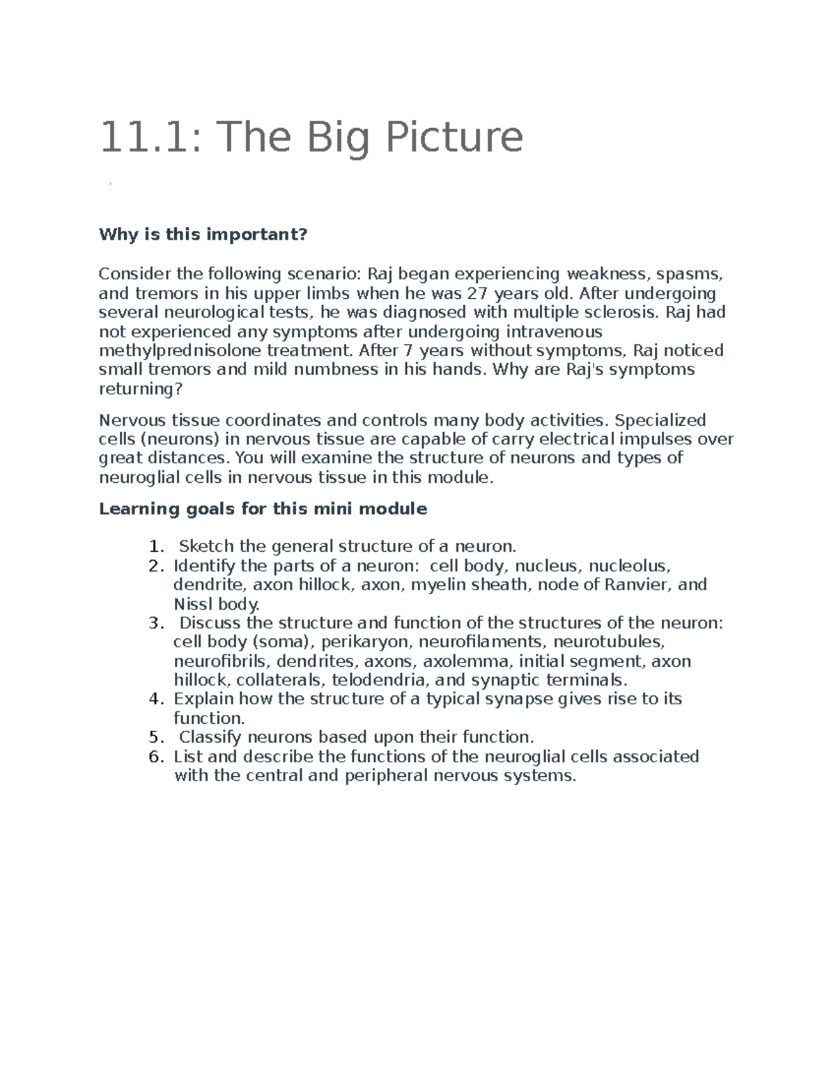 Wiley Chap 12Big Picture - 11: The Big Picture Why is this important ...