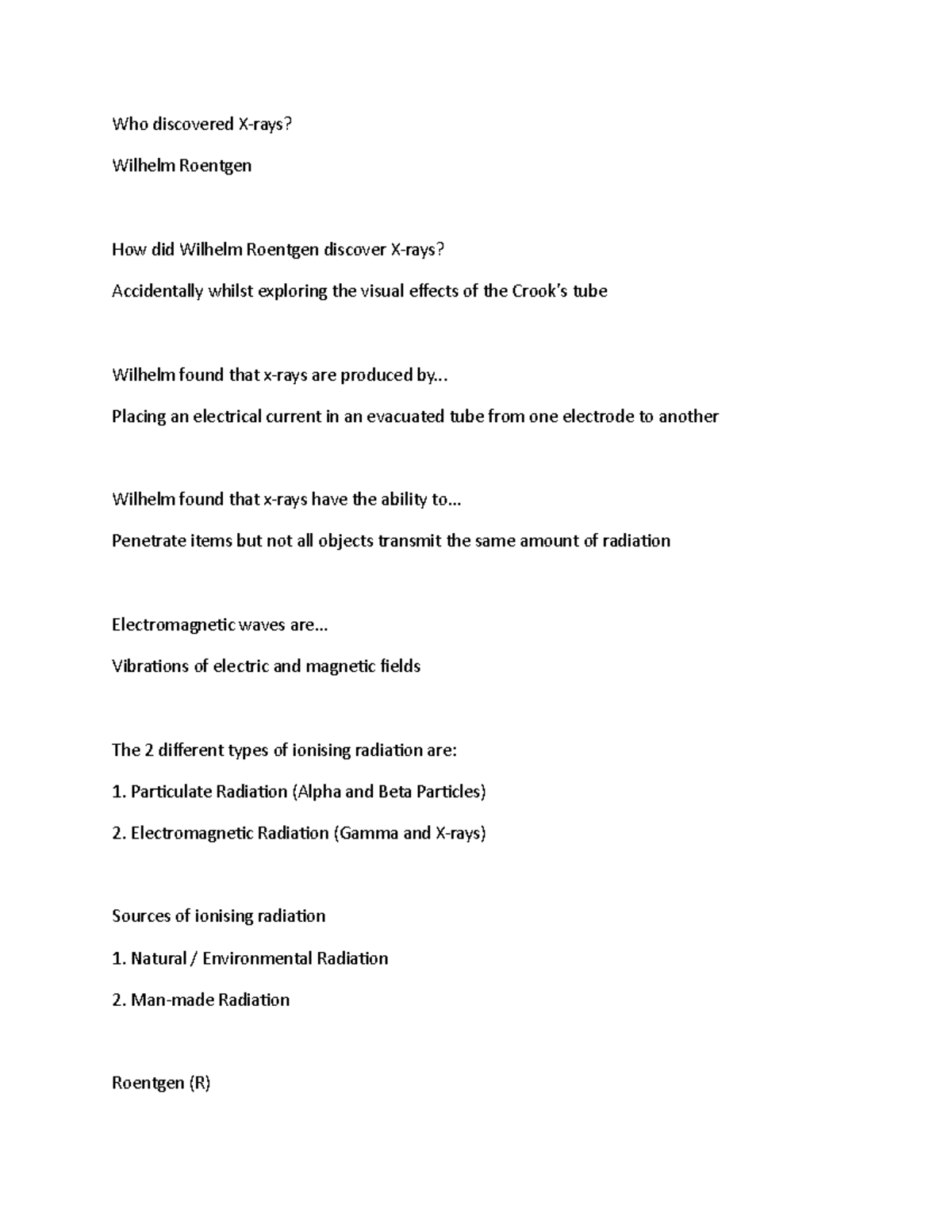 Pcb 2061 ch 4 - Chapter 4 Notes Review Study Guide - Who discovered X ...