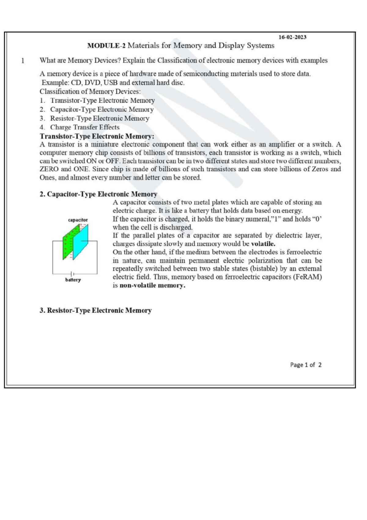 Module 2 QB - Question bank - Information Science - Studocu