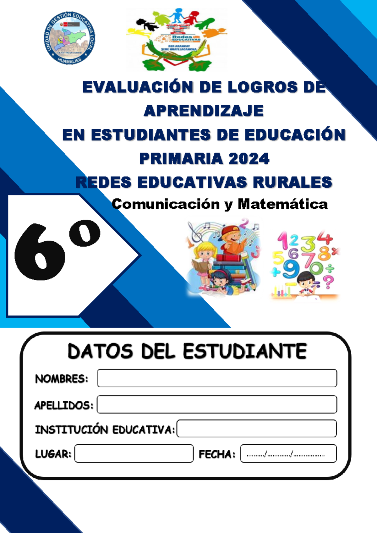 6.- Evaluación - 6º Grado Primaria 2024 - EVALUACIÓN DE LOGROS DE ...