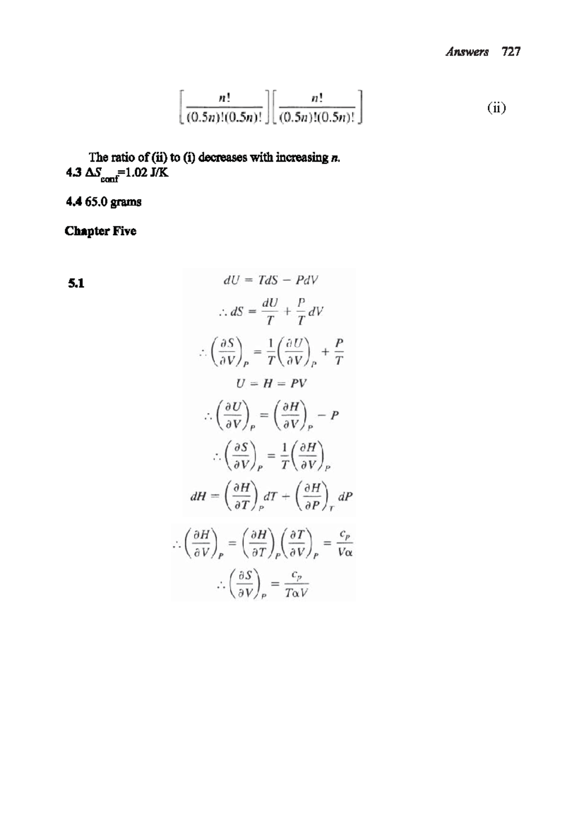 Solution-chapter-5 - solution chapter 5 thermodynamics - dp Ad n Apd SP ... Solution-chapter-5 - solution chapter 5 thermodynamics - dp Ad n Apd SP ...