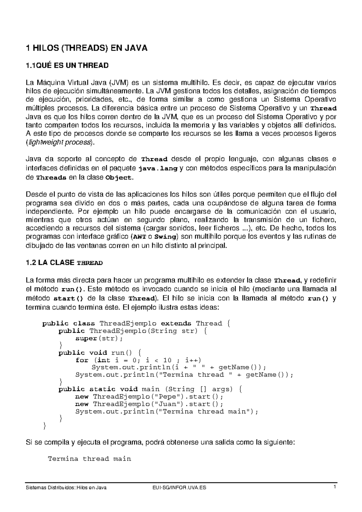Hilos - instructivo d euso plataforma - 1 HILOS (THREADS) EN JAVA 1É ES ...