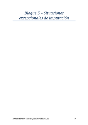 Tema 6 – La imputabilidad - Tema 6 – La imputabilidad 1. CONCEPTO DE ...