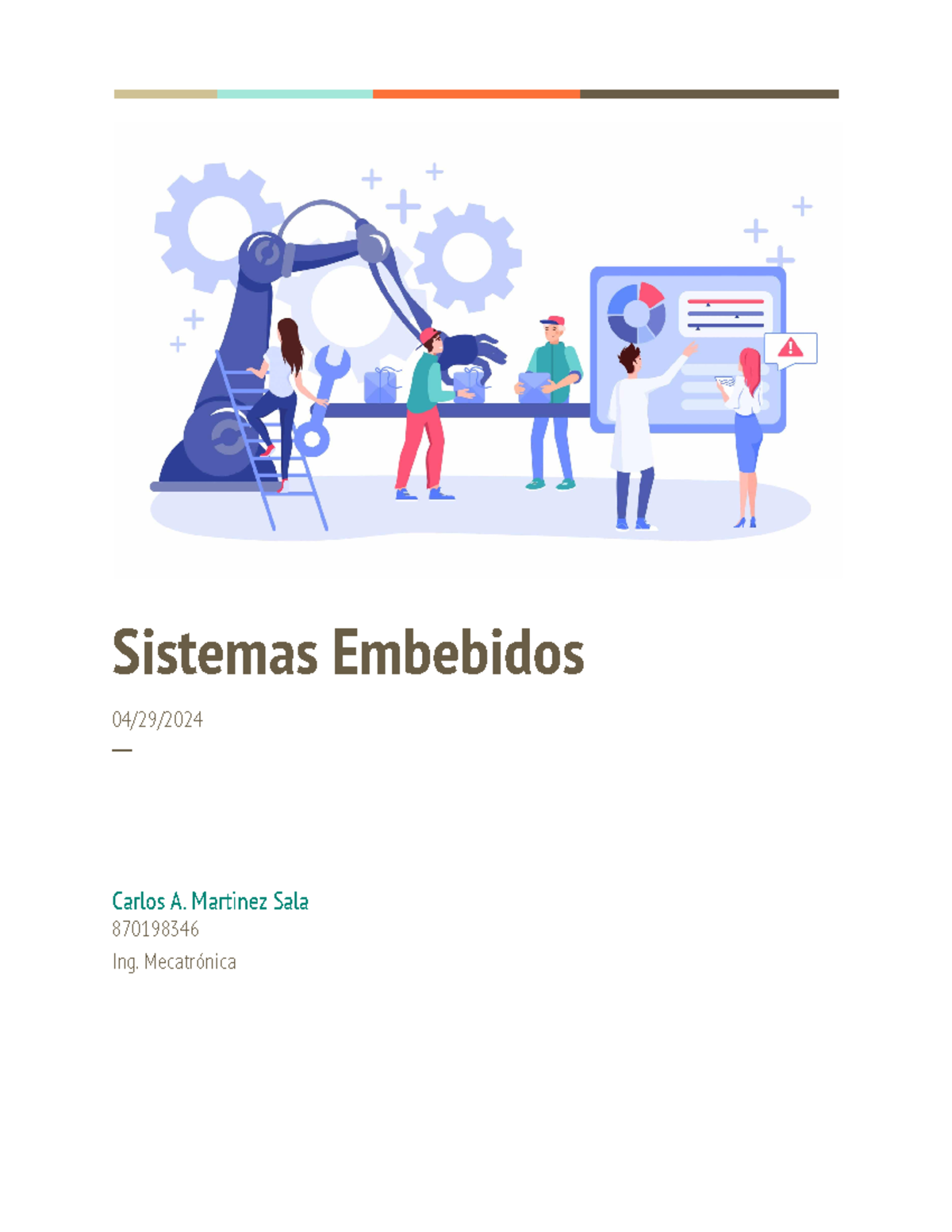 Sistemas Embebidos - Sistemas Embebidos 04/29/ ─ Carlos A. Martinez ...