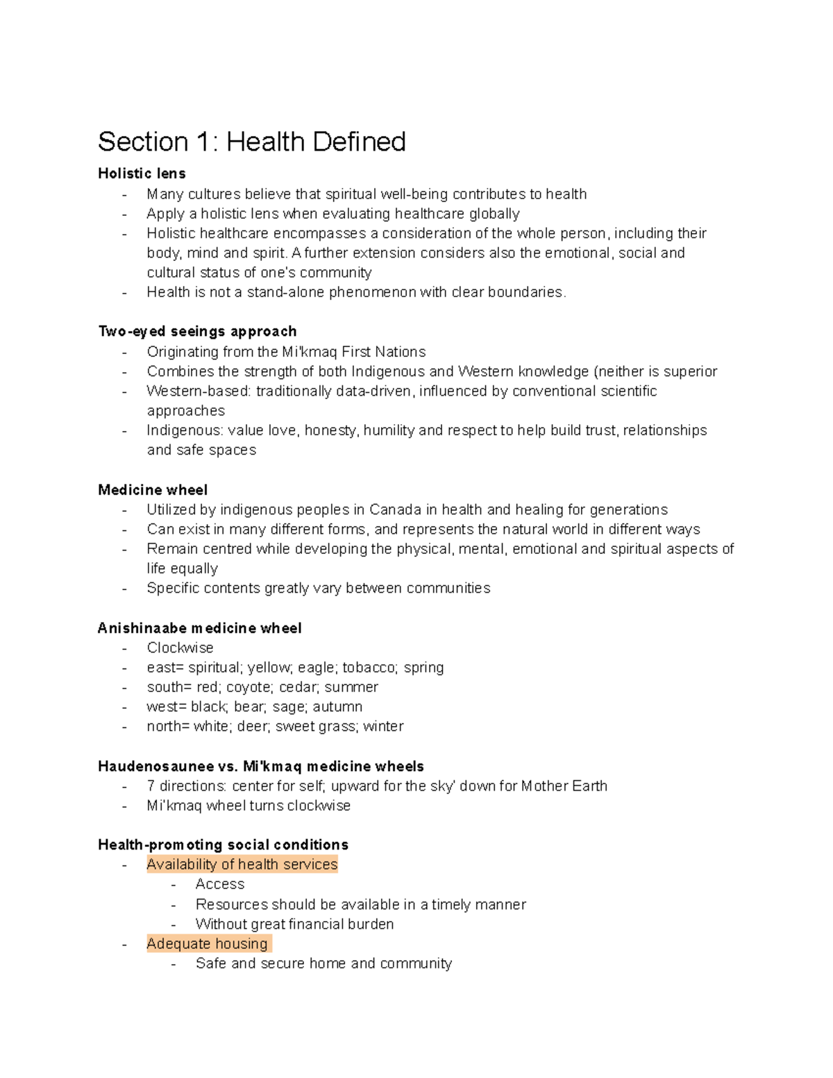 01. Health a comprehensive perspective - Section 1: Health Defined ...
