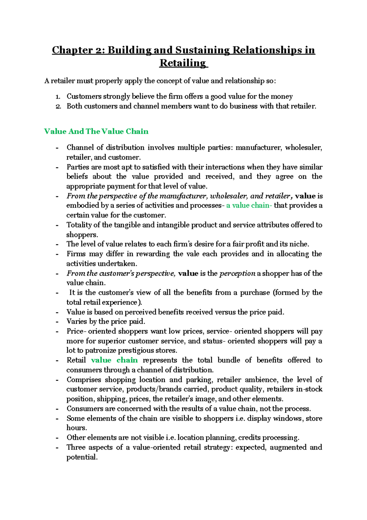 Chapter 2 - Chapter 2: Building and Sustaining Relationships in ...
