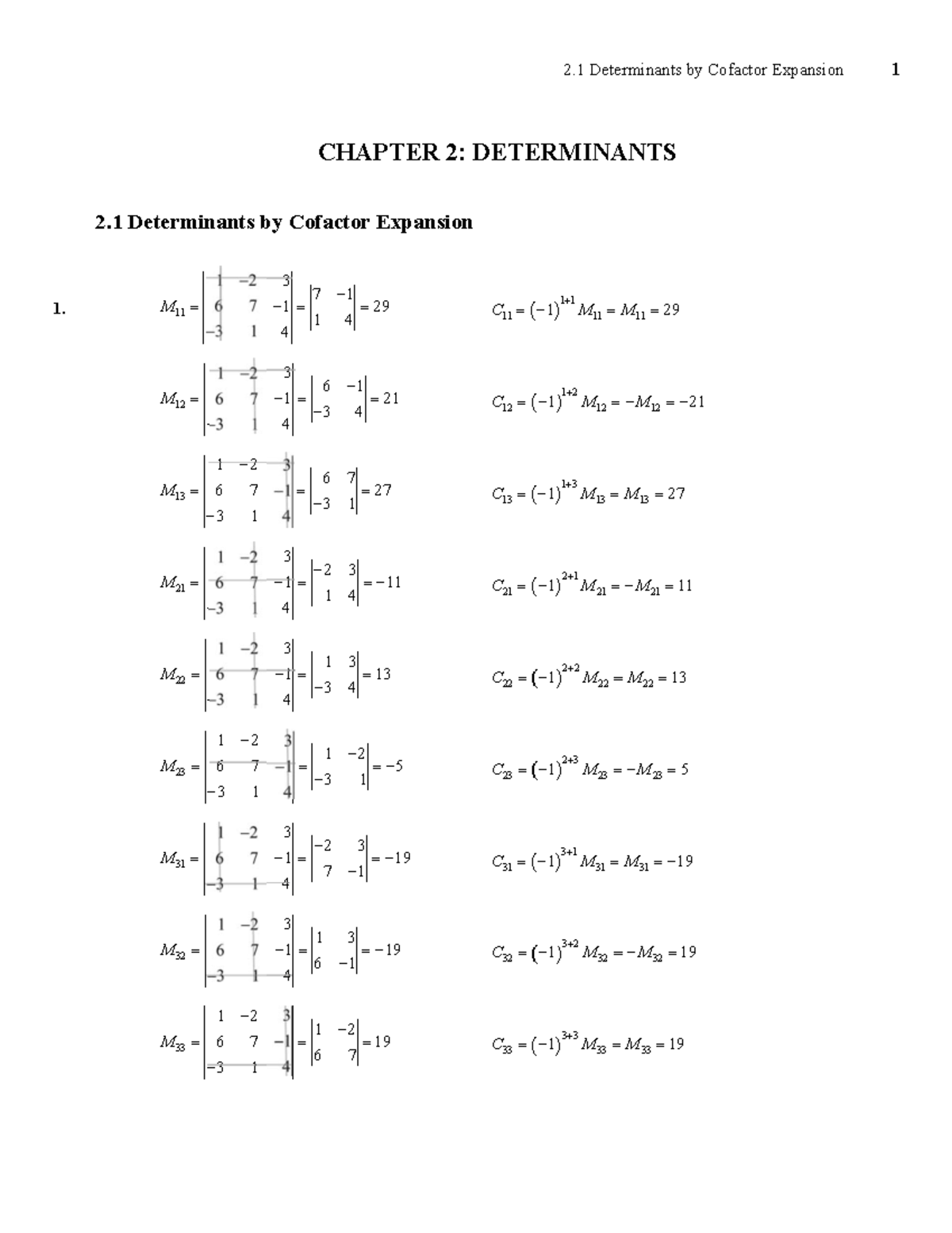 Edition 12 Chap 02 except Report 2 Deter M 1 M 1 M 1 M 2 M 2