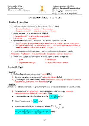 M1 ESEM Syst Asser - electrique - Studocu
