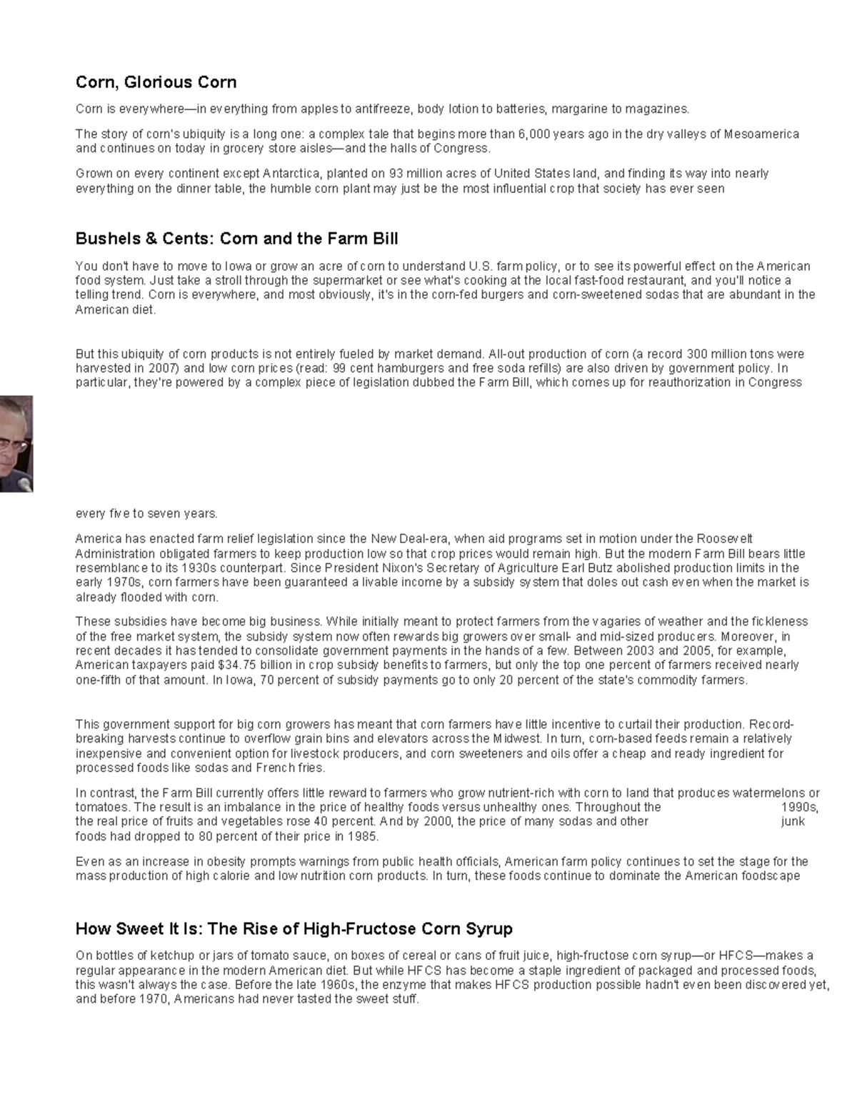 Corn background reading - Corn, Glorious Corn Corn is everywhere—in ...