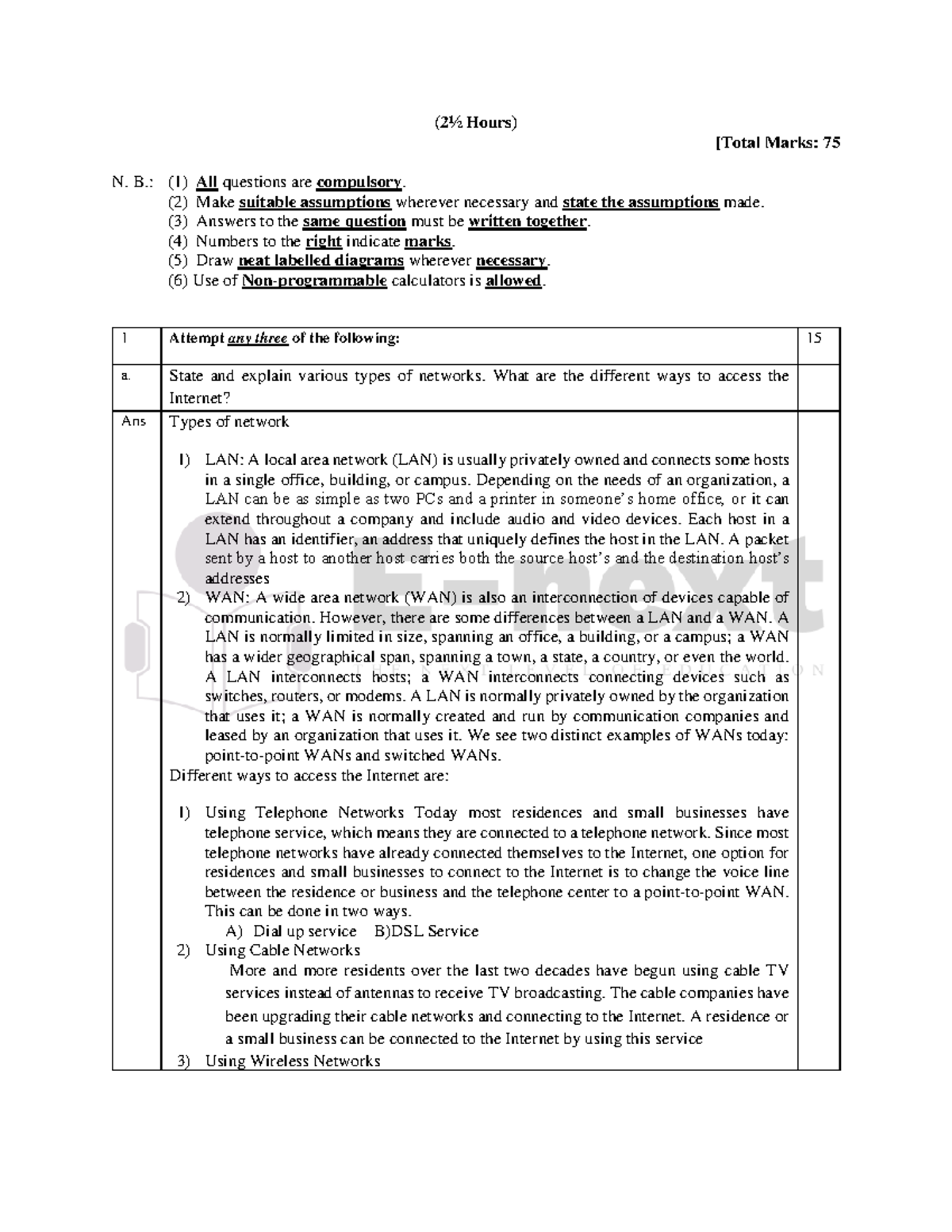 CN APR-18 (Sol) (E-next - (2½ Hours) [Total Marks: 75 N. B.: (1) All ...