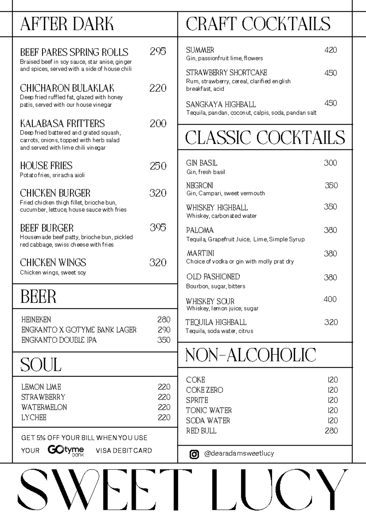 SL-Menu Feb2024 - notes - SWEET LUCY AFTER DARK CRAFT COCKTAILS CLASSIC ...
