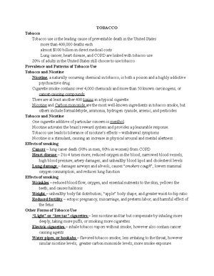 Science of a healthy lifestyle module 6 pt1 - Module 6: Substance Use ...