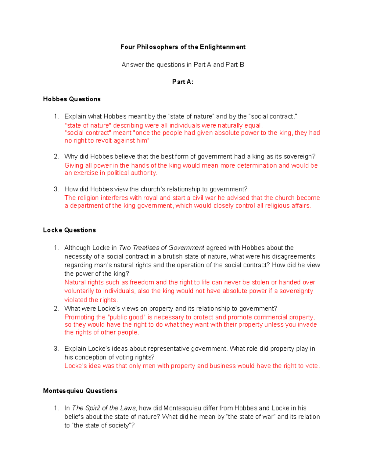 Four Philosophers of the Enlightenment (1)-3 - Four Philosophers of the ...